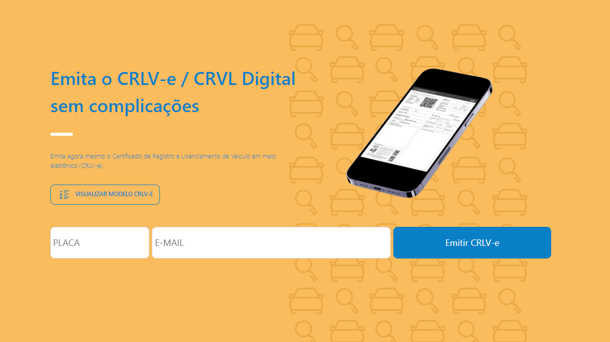 Emitir CRLV-e / CRLV Digital - Consultar Placa